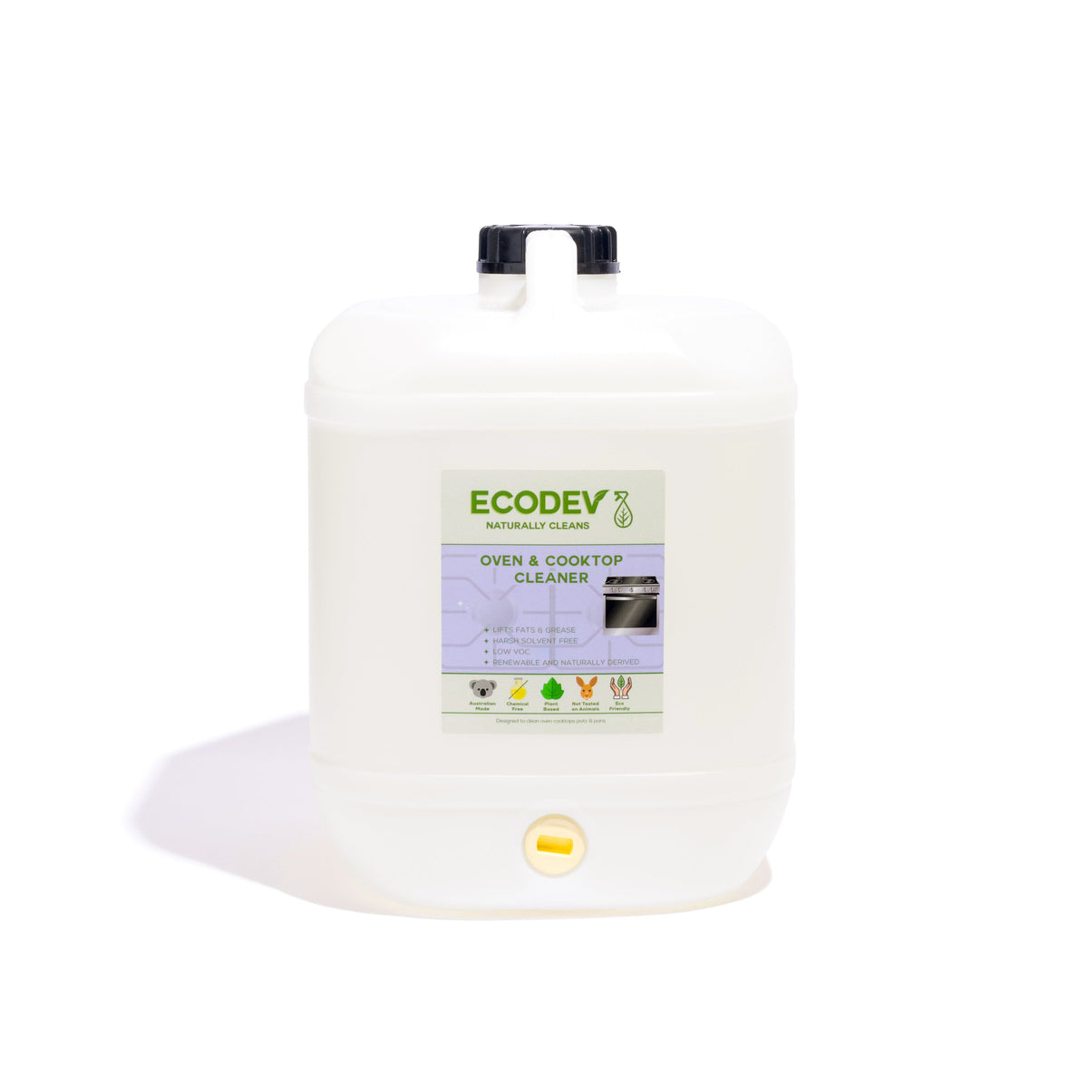 Ecodev Oven & Cooktop Cleaner 10L – Enzyme Cleaning Solutions
