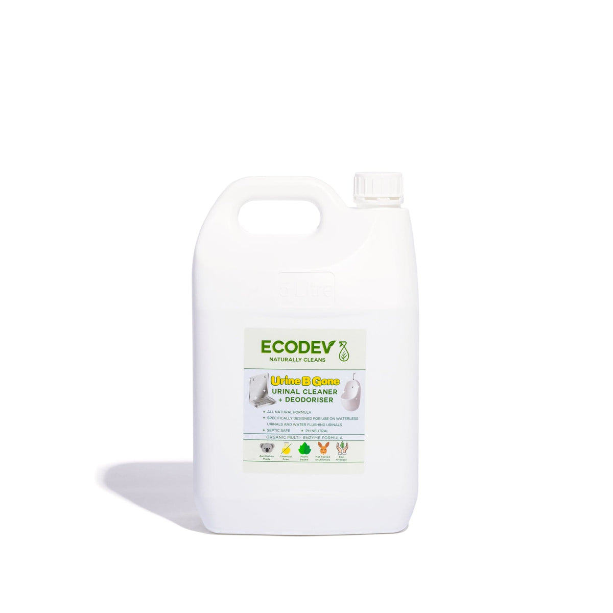 Ecodev Urine B Gone (Urinal & Deodoriser) 5L – Enzyme Cleaning Solutions